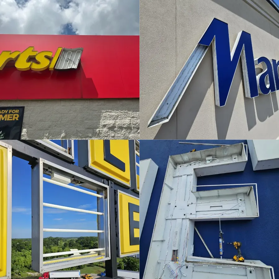 Damaged Sign Repair & Replacement | Unisignco Sign Company | Your Sign ...